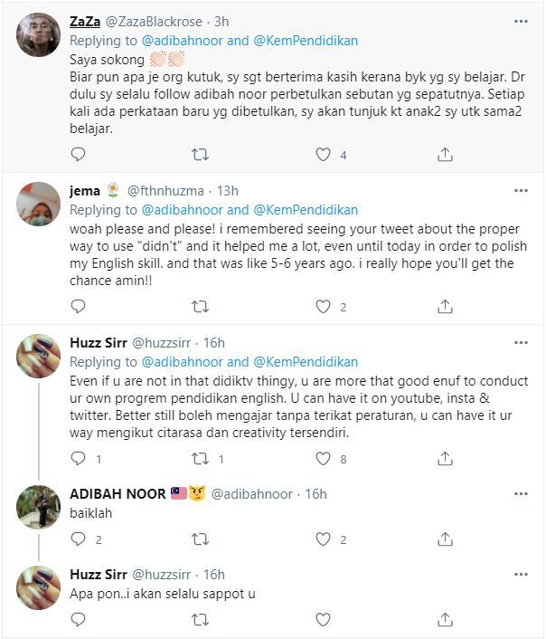 Adibah Noor Offer Nak Ajar Subjek Bahasa Inggeris Di DidikTV – Manis Madu